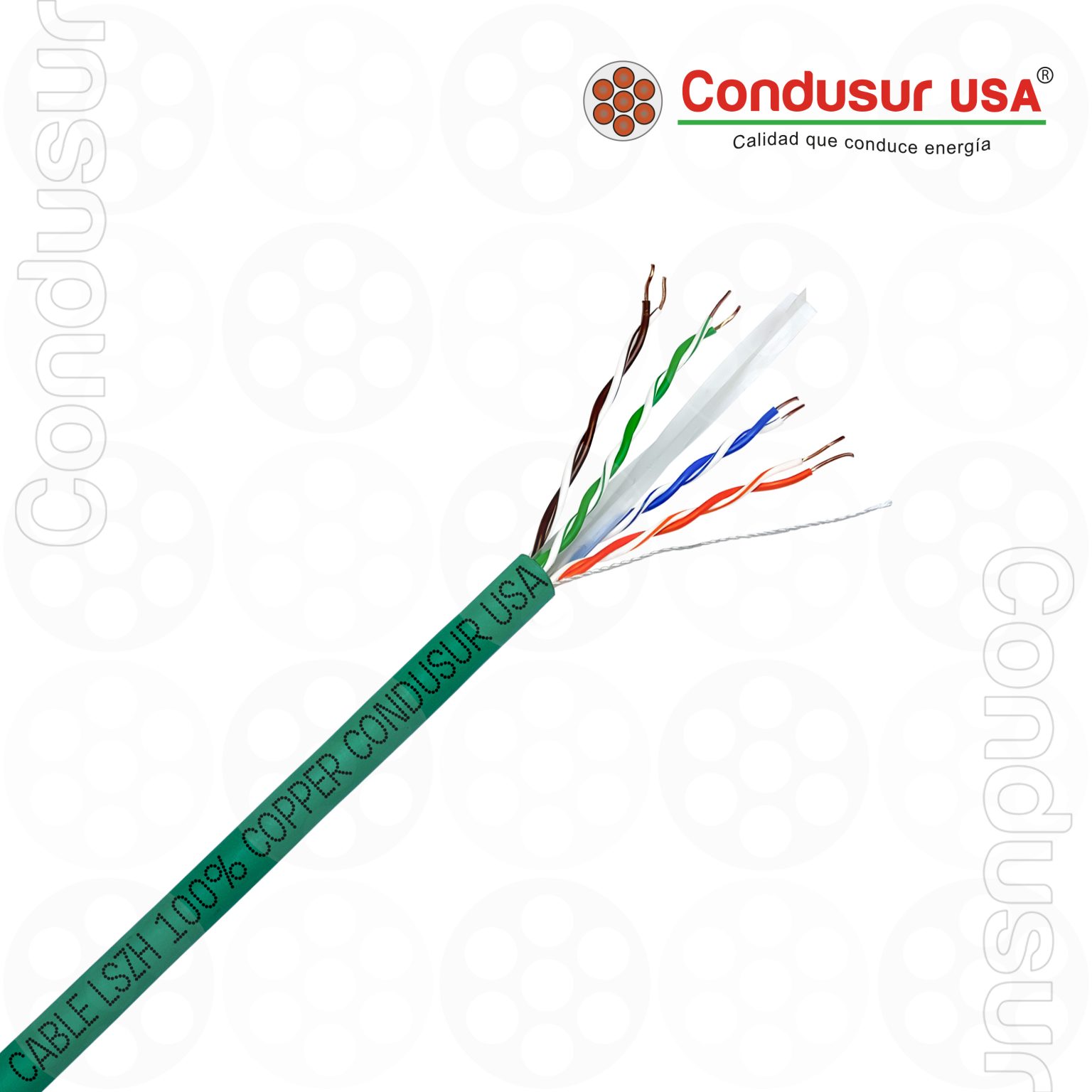 CABLE UTP CAT.6 100% COBRE LSZH VERDE - Grupo Yllaconza