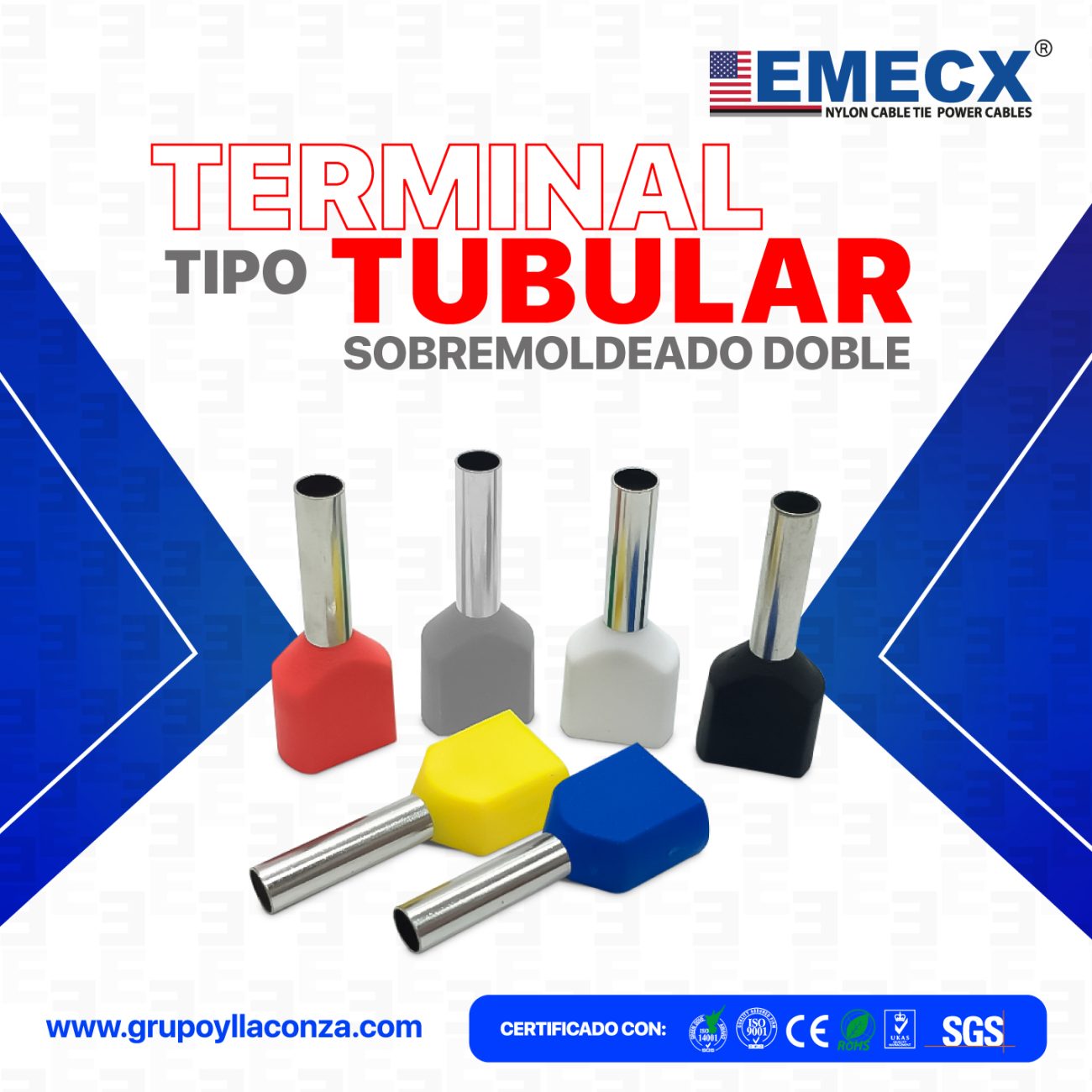 Terminal Tipo Ojal Cañón Largo - Cobre Estañado - Grupo Yllaconza